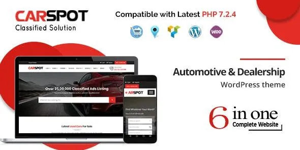 Download CarSpot – Automotive Car Dealer WordPress Classified Theme v2 ...