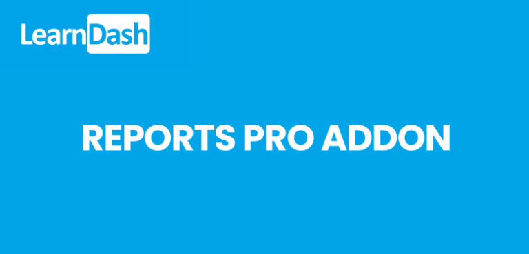 Download LearnDash Reports Pro Addon v1.8.2 Free
